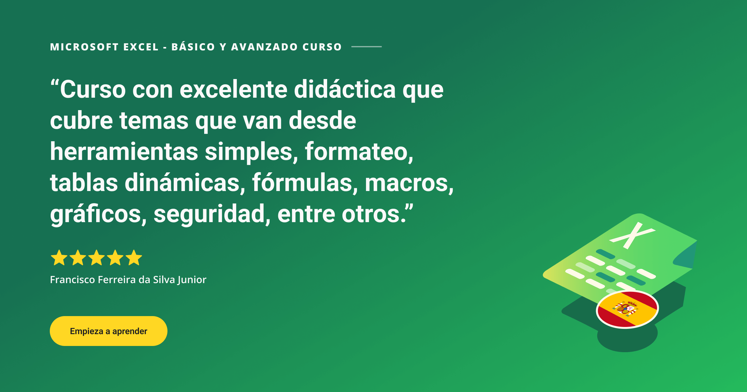 Microsoft Excel - Básico y Avanzado | Online Training Course