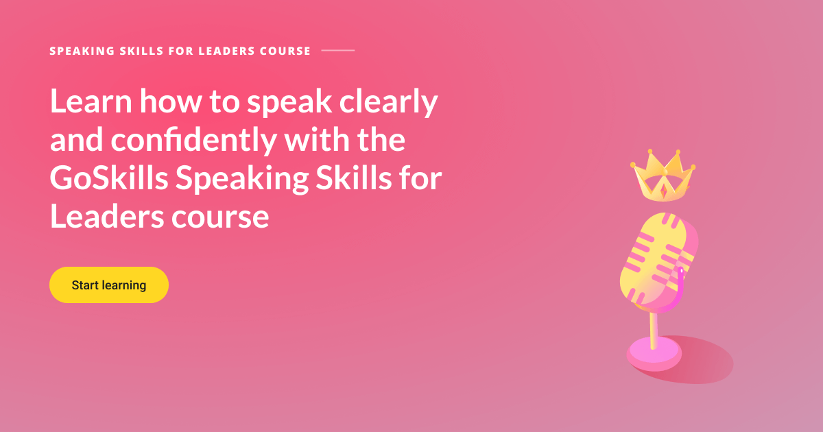 Leadership and Management Skills - Speaking Skills for Leaders