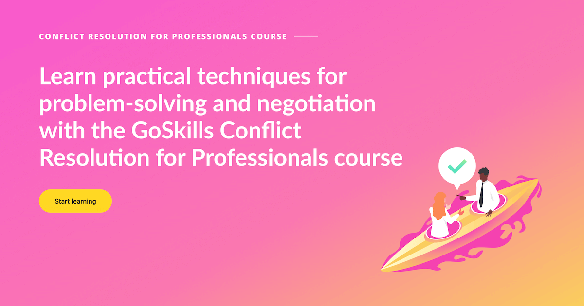 Conflict Resolution for Professionals | Online Training Course