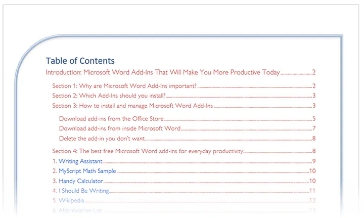 S ngerare Zon Ajutor How To Use Table Of Contents In Word Ironic 
