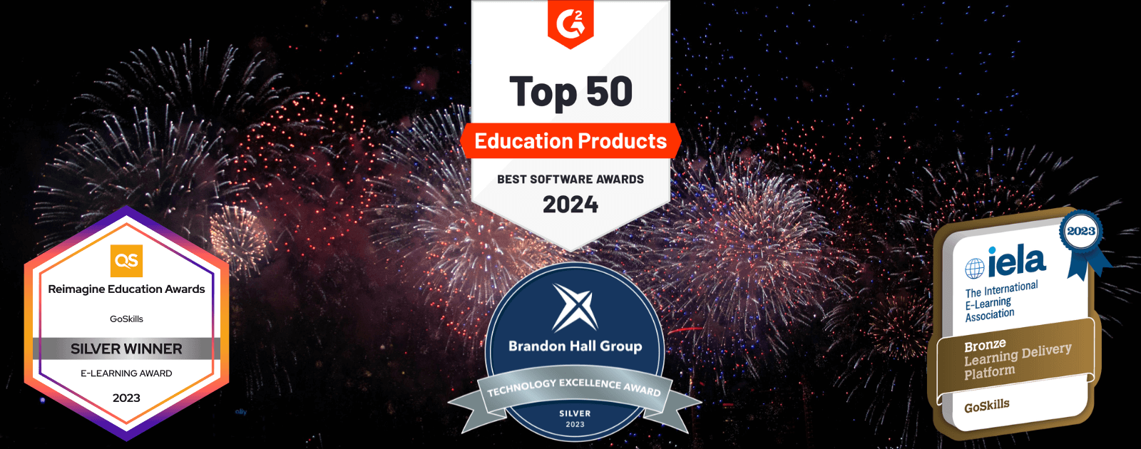 GoSkills Receives Top Awards from Brandon Hall, G2, IELA, and Reimagine Education